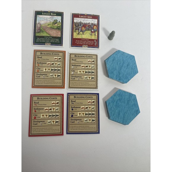 Mayfair Games | Games | Settlers Of Catan 36 Replacement Part Cards ...